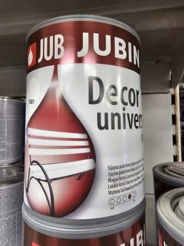 POKRIVNA BOJA ZA DRVO I METAL - JUBIN DECOR UNIVERSAL