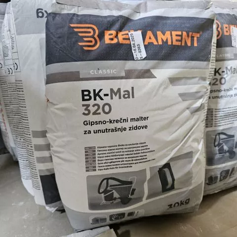 GIPSNO - KREČNI MALTER BK - MAL 320