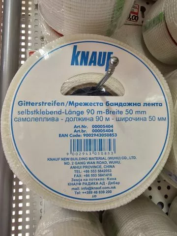 BANDAŽ TRAKA KNAUF MREŽASTA