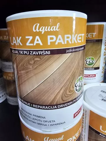 LAK ZA PARKET - AQUAL 1K PU ZAVRŠNI