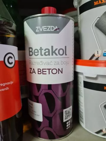 BETAKOL RAZREĐIVAČ ZA BOJU ZA BETON