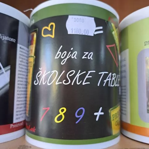 BOJA ZA ŠKOLSKE TABLE C/Z Eko Lak