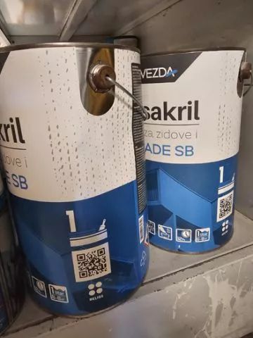 BOJA ZA FASADE I ZIDOVE - FASAKRIL SB ZVEZDA