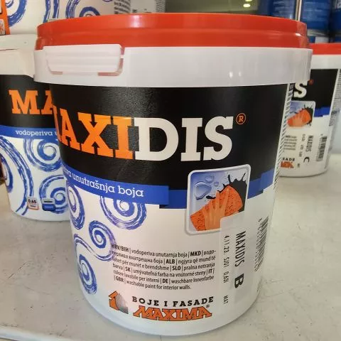 VODOPERIVA BOJA ZA ZIDOVE 0.65 l Maxidis
