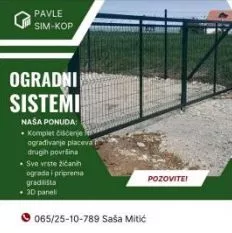 SVE VRSTE ZICANIX PANELNIX OGRADA