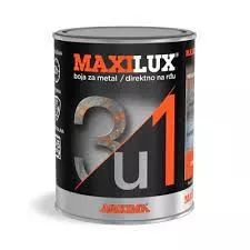 BOJA ZA METAL MAXIMA,MAXILUX 3U1 EMAJL 750 ML,ANTRACIT