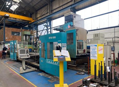 glodalica sa putujućim stubovima Anayak HVM5000 2 x CNC Heid. 426 5 axis