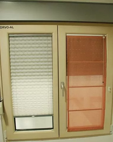 DRVO ALUMINIJUM DVOKRILNI PROZOR SA T PREČKOM 120CM X 100CM