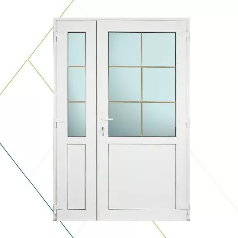 DVOKRILNA KAROLAJ VRATA SA 3D ŠARKOM BEOLINE STANDARD 1300 MM X 2100 MM