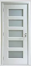 SOBNA VRATA GLASS DOOR WHITE