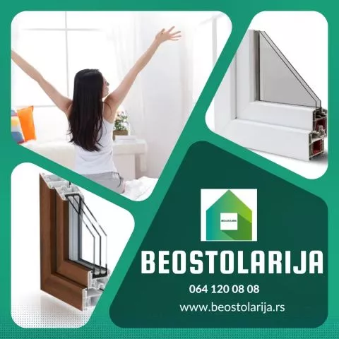 JEDNOKRILNI PVC PROZOR BEOLINE 70 1000 MM X 1400 MM