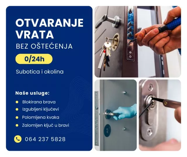 OTVARANJE ZAGLAVLJENIH VRATA