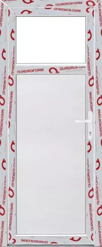 PVC VRATA SA STAKLOM 1/3 100 X 200 CM