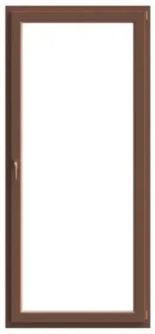 JEDNOKRILNA BALKONSKA PVC VRATA 100CM X 220CM VIŠE NIJANSI BOJE DRVETA DEKOR