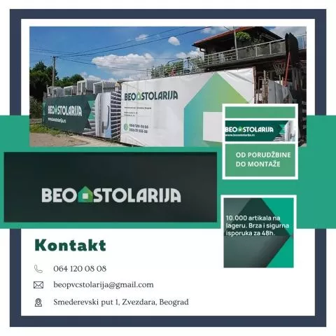 DVOKRILNI PVC PROZOR SA LAŽNOM PREČKOM BEOSTANDARD 1400 MM X 1400 MM