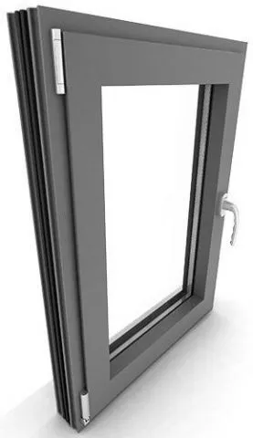 ALUMINIJUMSKI PROZOR JEDNOKRILNI U BOJI PREMA RAL PALETI 60CM X 80CM