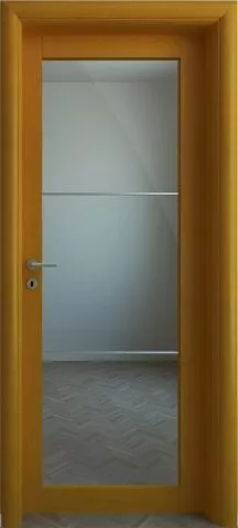 SOBNA VRATA SA STAKLOM V130