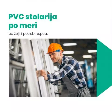 JEDNOKRILNI PVC PROZOR BEOSTANDARD 520 MM X 600 MM