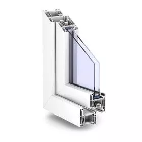 DVOKRILNI PVC PROZOR SA LAŽNOM PREČKOM BEOLINE 70 1600 MM X 1400 MM