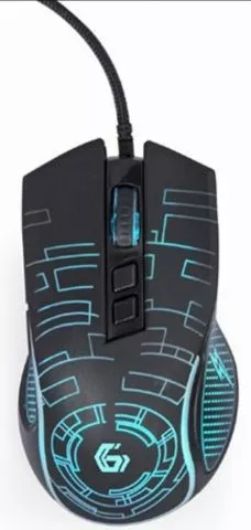 Gembird USB LED gaming mouse, black | MUSG-RGB-01
