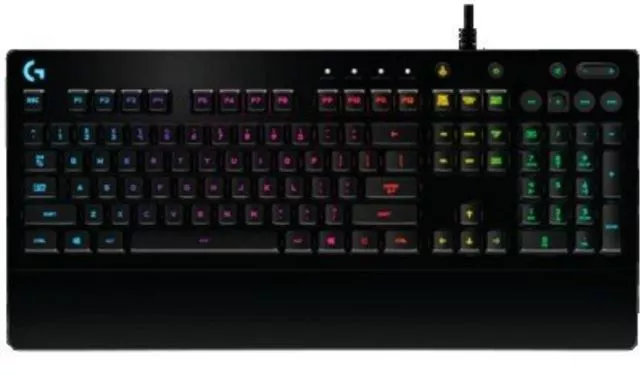 Logitech G213 Prodigy gejmerska tastatura USB žičano membranski tasteri RGB osvetljenje crna boja |