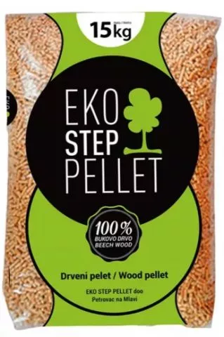 PELET EKO STEP - PETROVAC NA MLAVI 15KG – DŽAK