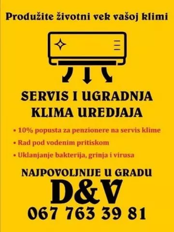 Servis i ugradnja klima uredjaja