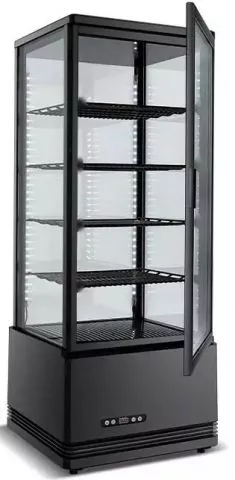 VITRINA ZA KOLAČE I TORTE PIN98-CRNA