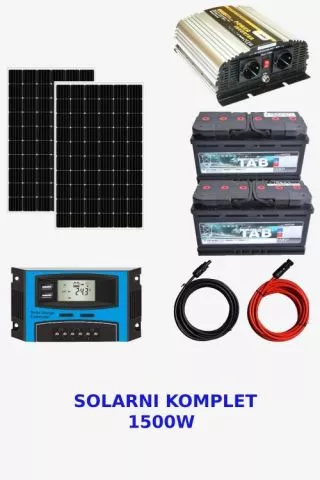 Solarne elektrane set – Off Grid 1500W