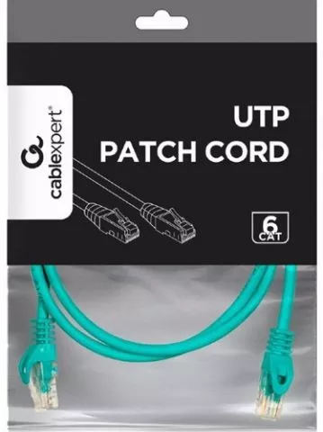 Gembird UTP Cat6 Patch cord, 2 m, green | PP6U-2M/G