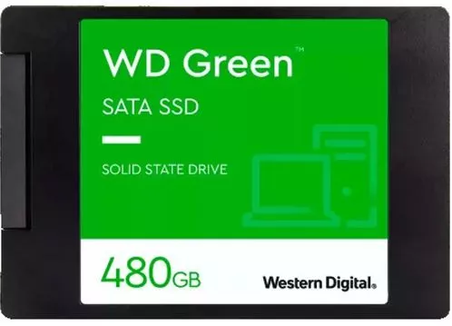 WESTERN DIGITAL GREEN 480GB SATA 2.5” SSD | WDS480G3G0A