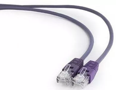 Gembird CAT5e UTP Patch cord, purple, 1 m | PP12-1M/V