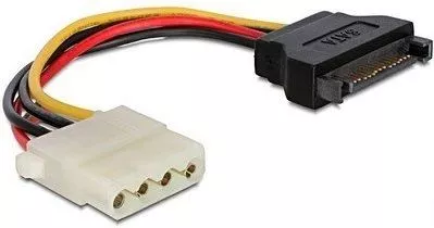 GEMBIRD KABL ZA NAPAJANJE SATA(MUŠKI) NA MOLEX(ŽENSKI) 0.15M