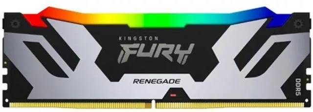 KINGSTON 16GB (1X16GB) DDR5 6400MT/S CL32 FURY RENEGADE BLACK RGB MEMORIJA