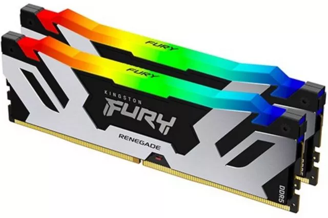 KINGSTON 32GB (2X16GB) DDR5 7200MT/S CL38 FURY RENEGADE BLACK RGB MEMORIJA