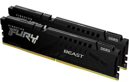 KINGSTON 64GB (2X32GB) DDR5 5600MT/S CL36 FURY BEAST BLACK EXPO MEMORIJA | KF556C36BBEK2-64