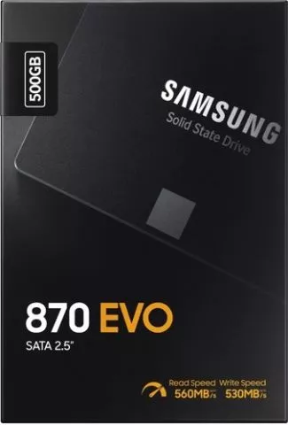 SAMSUNG 500GB 870 EVO SATA SSD | MZ-77E500BW