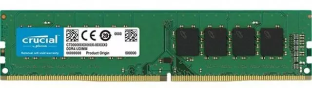 Crucial 16GB DDR4-3200 PC4-25600 UDIMM CL22-22-22 Unbuffered NON-ECC 1.2V, RAM memory module