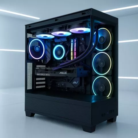 VIP AMD gaming računar PHANTOM X sa Ryzen 5 9600X, RTX 5060 Ti 16GB, 16GB DDR5 i 1TB SSD