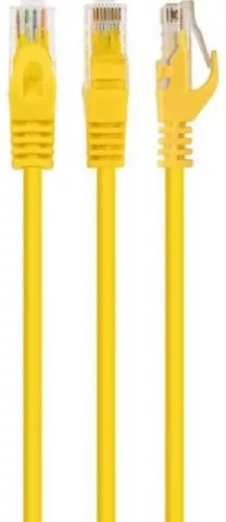 Gembird UTP Cat6 Patch cord, 1 m, yellow | PP6U-1M/Y