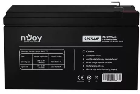NJOY GP07122F LEAD-ACID AGM PUNJIVA BATERIJA