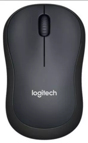 LOGITECH BEŽIČNI OPTIČKI MIŠ USB 1000DPI 3 TASTERA CRNA BOJA