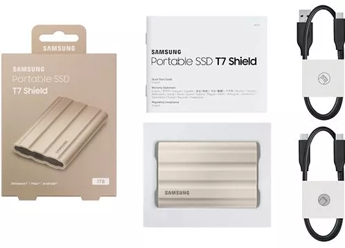 SAMSUNG T7 SHIELD 1TB USB 3.2 GEN.2 EKSTERNI SSD