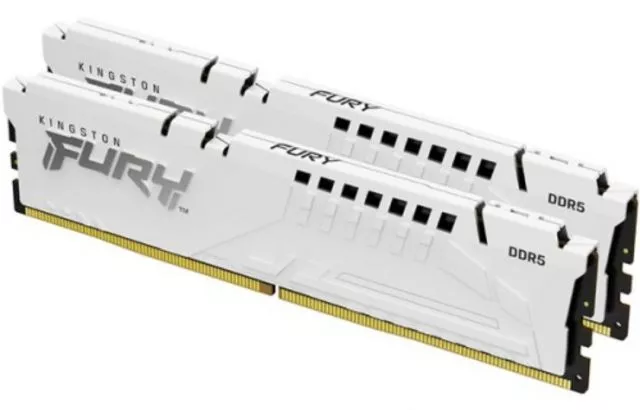 KINGSTON 64GB (2X32GB) DDR5 5200MT/S CL36 FURY BEAST WHITE EXPO MEMORIJA