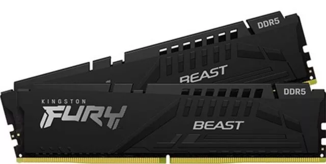 KINGSTON 32GB (2X16GB) DDR5 5600MHZ CL40 FURY BEAST BLACK