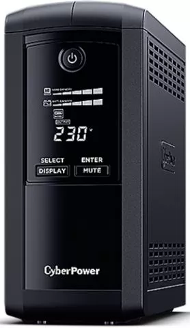 CYBERPOWER BACKUP UPS VP1600EILCD - 960W / 1600 VA LINE-INTERACTIVE AVR IEC C13 X 8 LCD DISPLAY | VP