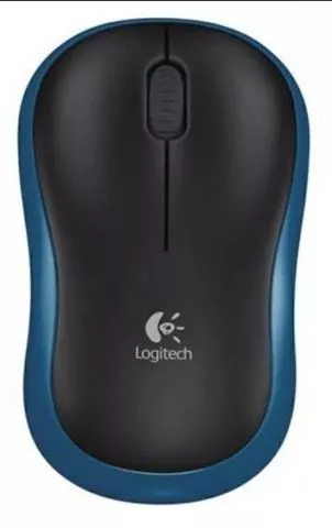 LOGITECH BEŽIČNI OPTIČKI MIŠ USB 1000DPI 3 TASTERA CRNO PLAVA BOJA | 910-002239