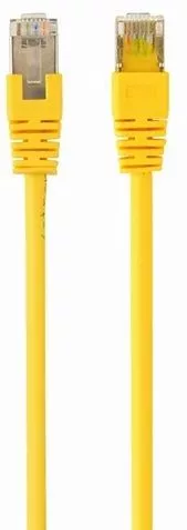 Gembird FTP Cat5e Patch cord, yellow, 1 m, Foil shielded, 8P8C, Gold plated contacts | PP22-1M/Y