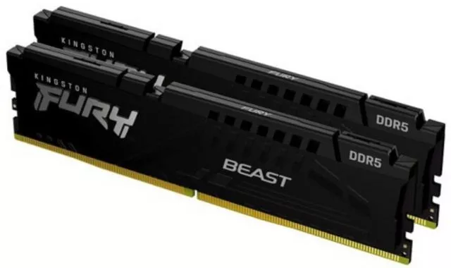 KINGSTON 32GB (2X16GB) DDR5 6800MT/S CL34 FURY BEAST BLACK XMP DIMM MEMORIJA