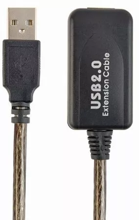 GEMBIRD USB 2.0 ACTIVE EXTENSION CABLE, 5 M
